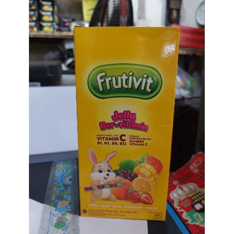 Jual FRUTIVIT Jelly VITAMIN 1 BOX ISI 20 | Shopee Indonesia
