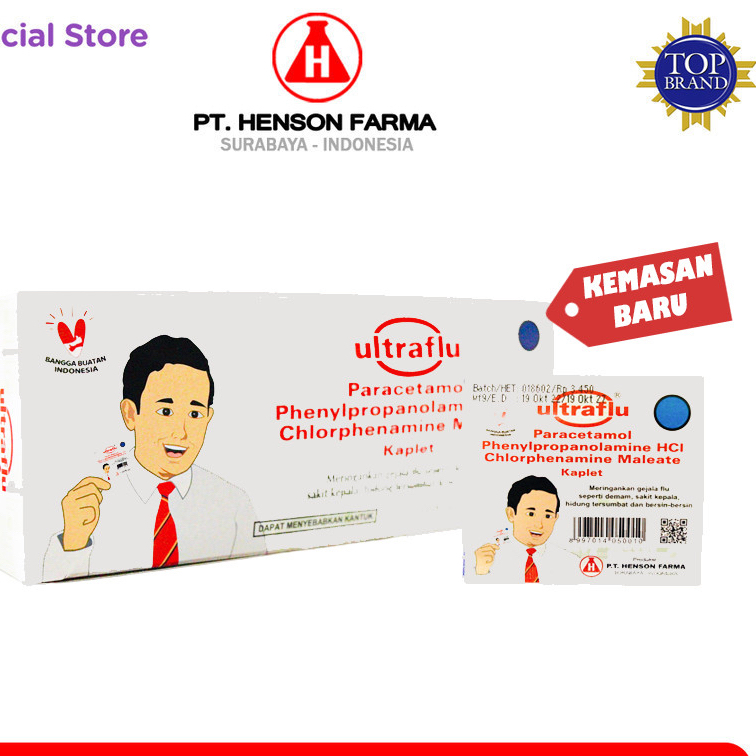 Jual ULTRAFLU Obat Flu Demam Sakit Kepala & Batuk | Shopee Indonesia