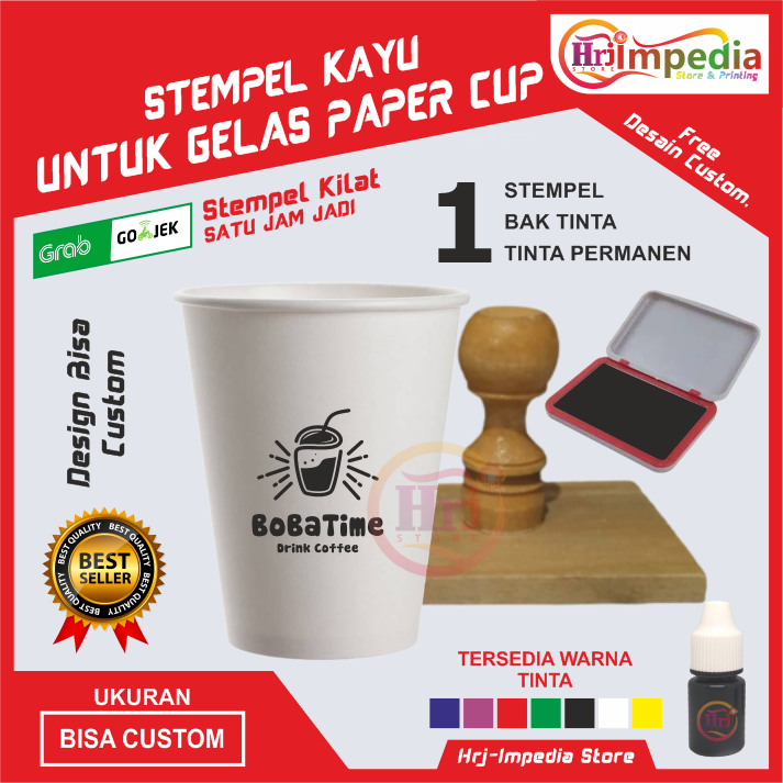 Jual Cetak Stempel Gelas Paper Cup | Cetak Stempel Plastik | Cetak ...
