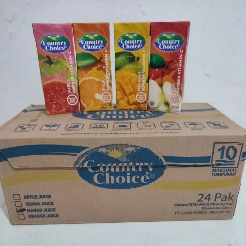 Jual DUS COUNTRY CHOICE 250ml 250 ml KARDUS KARTON | Shopee Indonesia