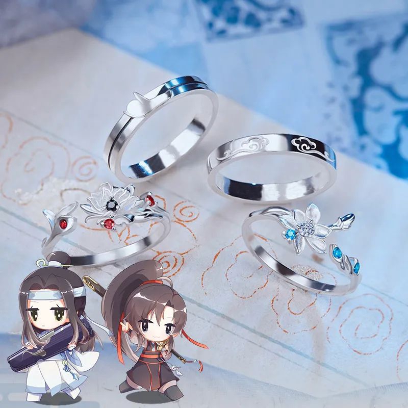 Jual Cincin/Ring Mo Dao Zu Shi Wei Wuxian Lan Wangji WangXian MDZS Wei Ying Lan Zhan Couple ...