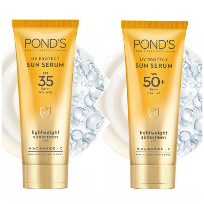 Jual Ponds UV Protect Sun Serum SPF35 / 50 PA+++ 30g | Shopee Indonesia