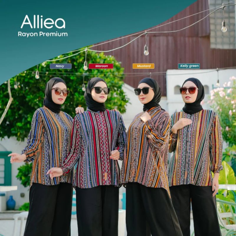 Jual ALLIEA / AMEERA ONE SET by Ghiina Fashion [ NEW - Ghiina One Set Series ] Setelan Ghiina ...