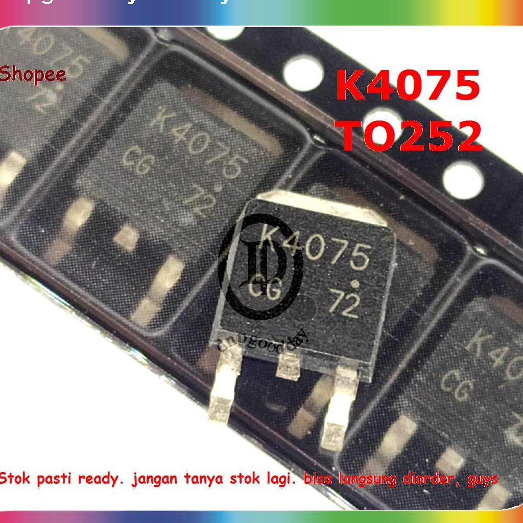 Jual Transistor 50a 40v K4075 Regulator N-channel Mosfet | Shopee Indonesia