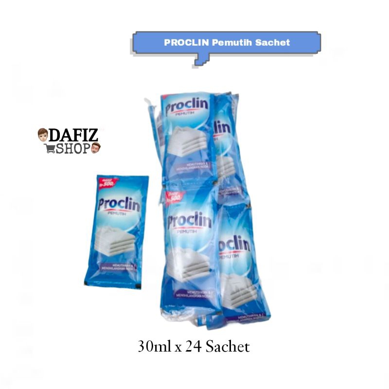 Jual PROCLIN Pemutih 30ml x 24 Sachet (2 Renceng) | Shopee Indonesia