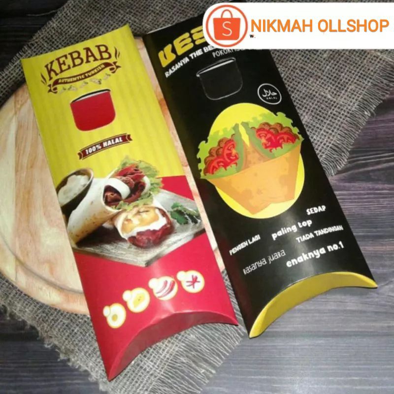 Jual Kertas Kebab 100 lembar/Box Kebab Jumbo Murah / Bungkus Kebab ...