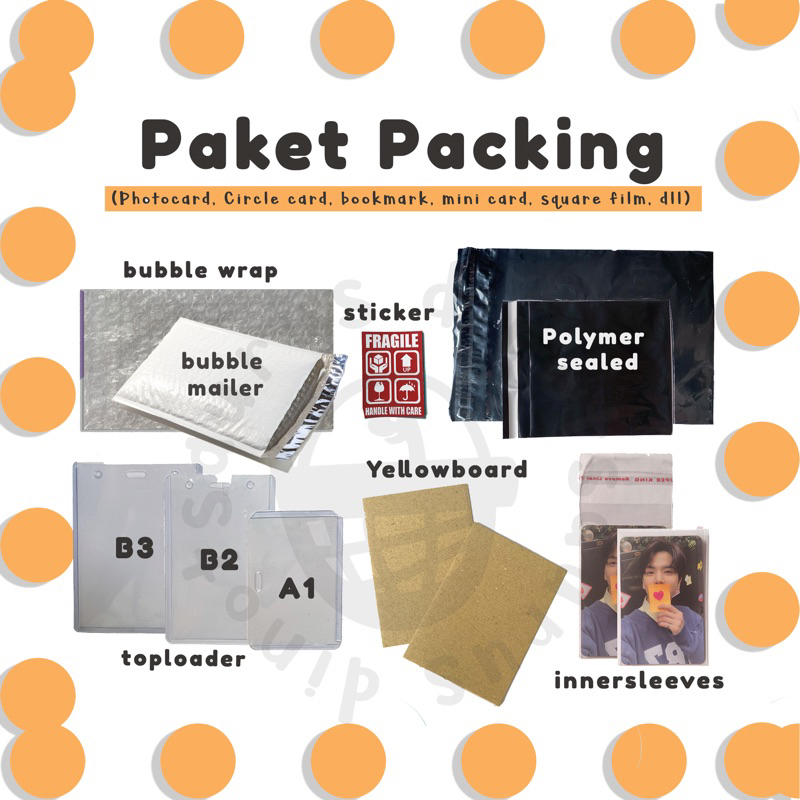 Jual Set Paket Packing Photocard Poster Postcard A4 A5 [Innersleeve ...