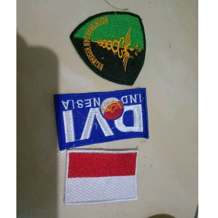 Jual LOGO DOKPOL BORDIR LOGO DVI INDONESIA BORDIR | Shopee Indonesia