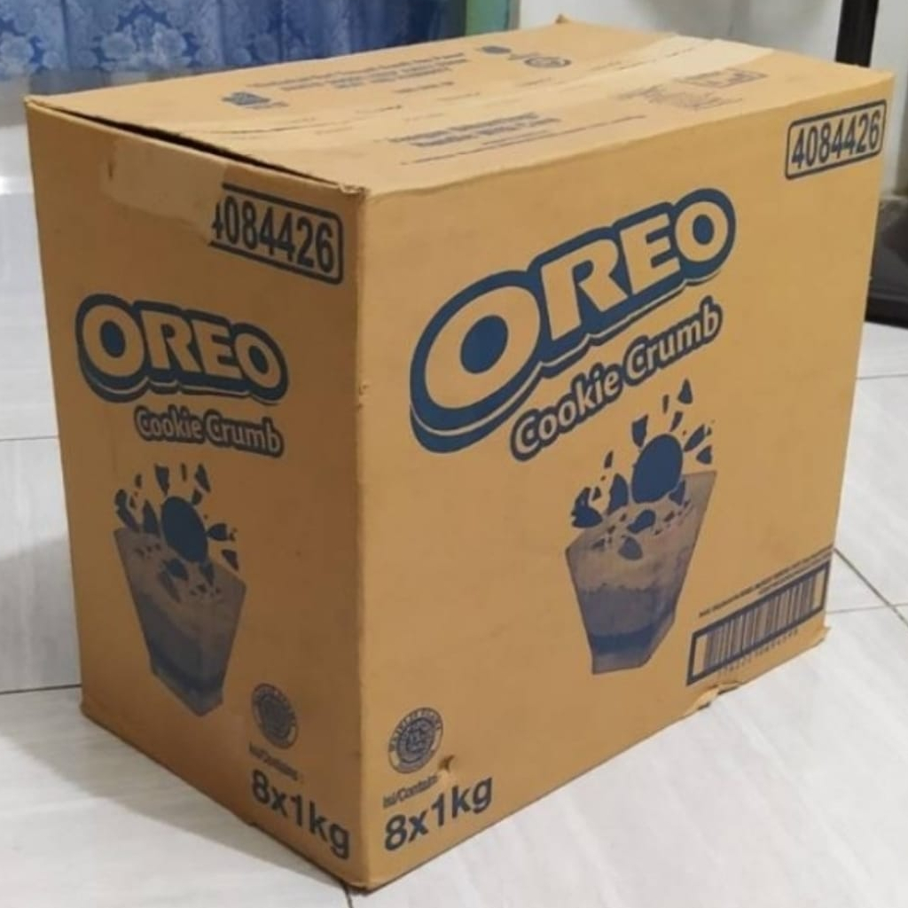 Jual OREO COOKIES CRUMB 1KG X 8PCS=1 KART, REMAHAN BISKUIT OREO TANPA ...