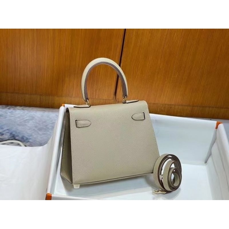 Jual TAS 003HERMES Kelly Mini Ukuran 20 Color Cream. Tas Selempang Bahu ...