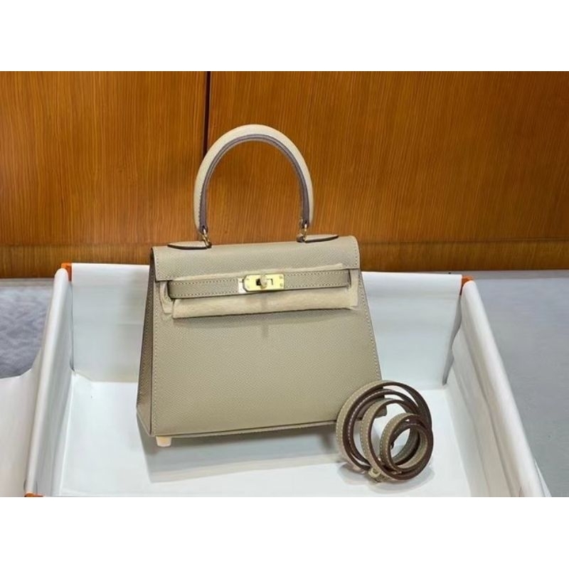 Jual TAS 003HERMES Kelly Mini Ukuran 20 Color Cream. Tas Selempang Bahu ...