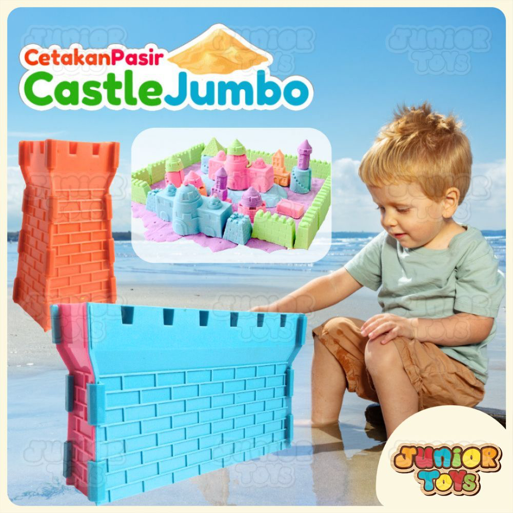 Jual Cetakan Pasir Mainan Anak Ukuran Jumbo Menara Benteng Besar ...