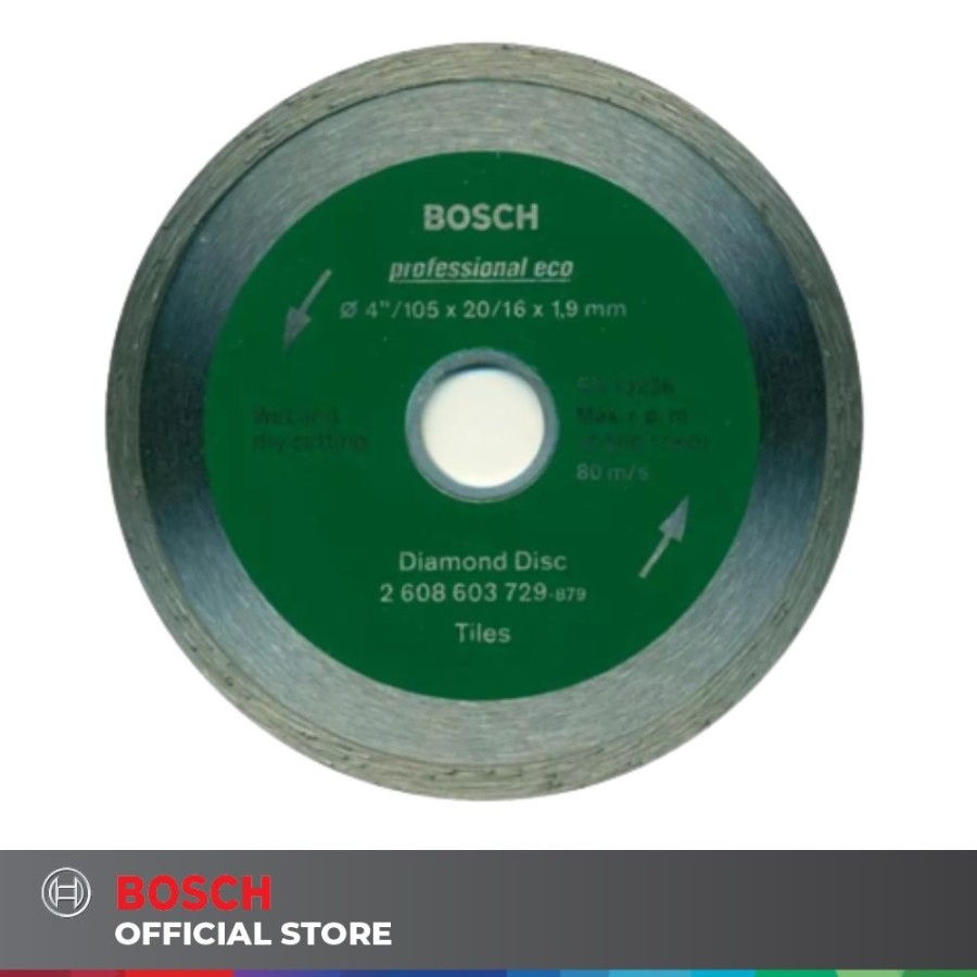 Jual Bosch Diamond Wheel 4" for Ceramic (729) | Shopee Indonesia