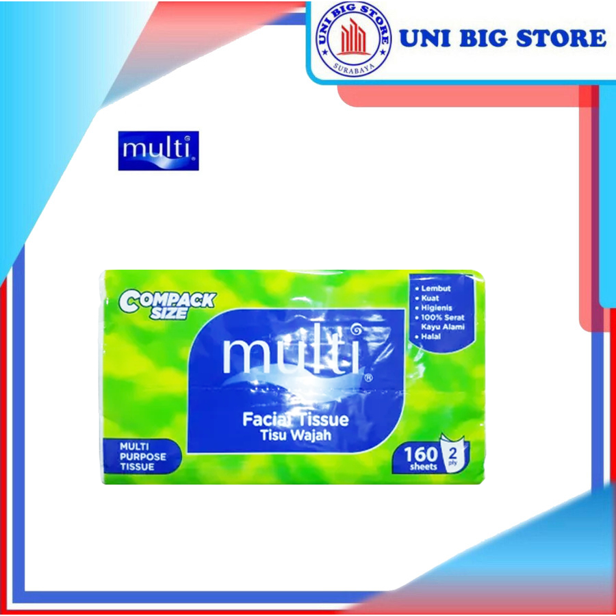 Jual Multi Facial Multi Purpose Tissue 160 Sheets 2 ply Tisu Wajah ...