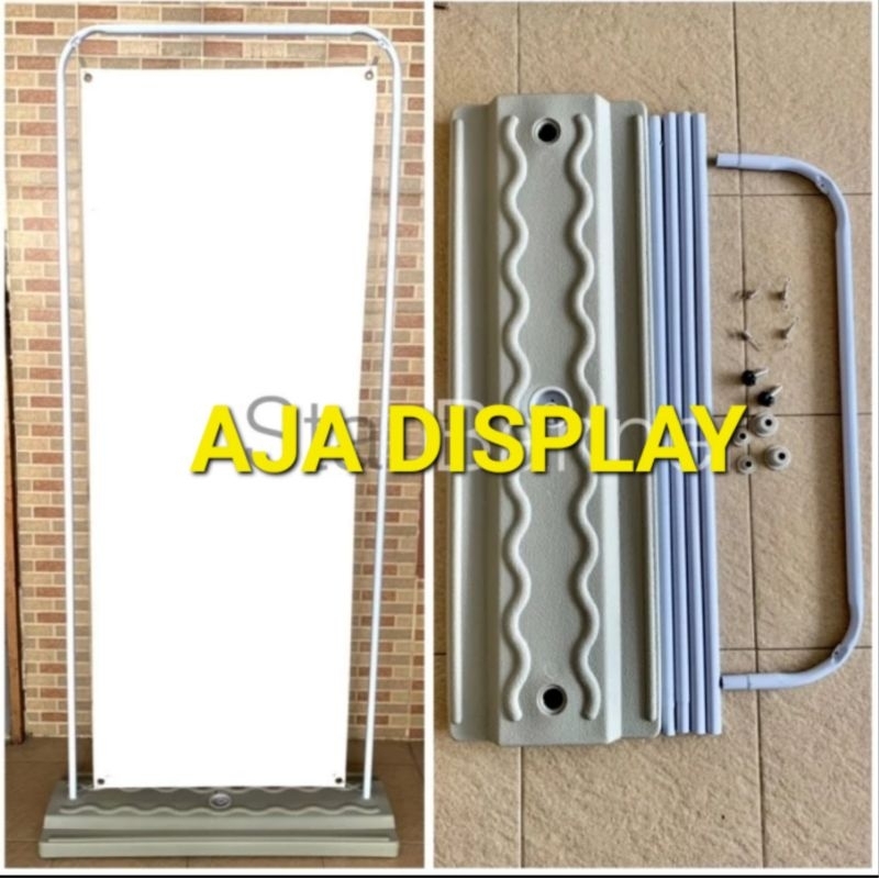 Jual 60x160 TRIPOD BANNER DOUBLE SIDE OUTDOOR / OUTDOOR DOOR FRAME ...