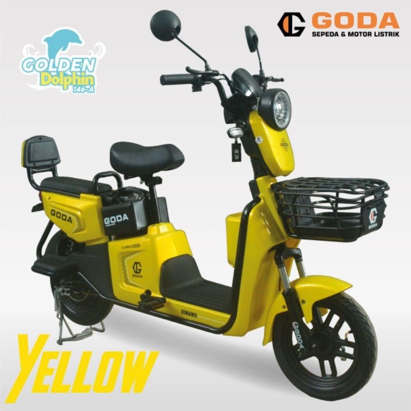 Jual SEPEDA LISTRIK GODA 146-A DOLPHIN 48V/12AH 500W JARAK TEMPUH 40KM ...