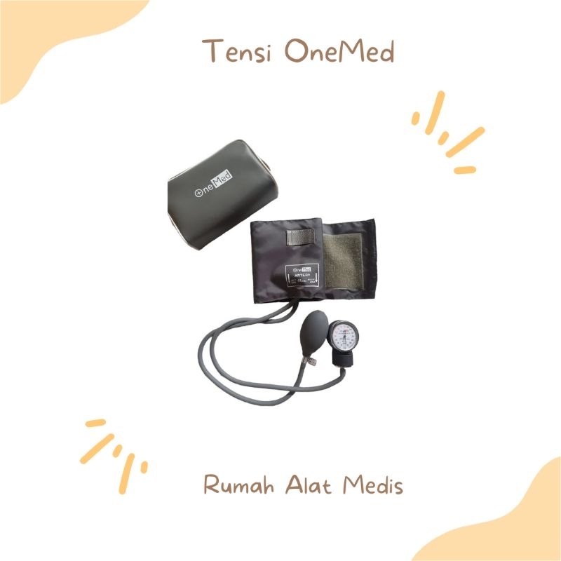 Jual Tensimeter ONEMED Aneroid Tensi MANUAL Tensi Meter Spygmomanometer ...