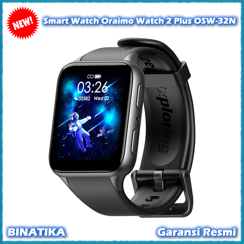 Jual Smartwatch Oraimo Watch 2 Plus OSW-32N Jam Pintar Oraimo OSW32N ...