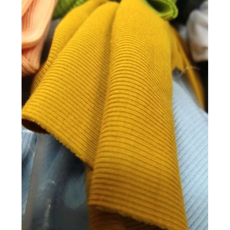 Jual bahan/kain knit premium/rib/rajut | Shopee Indonesia