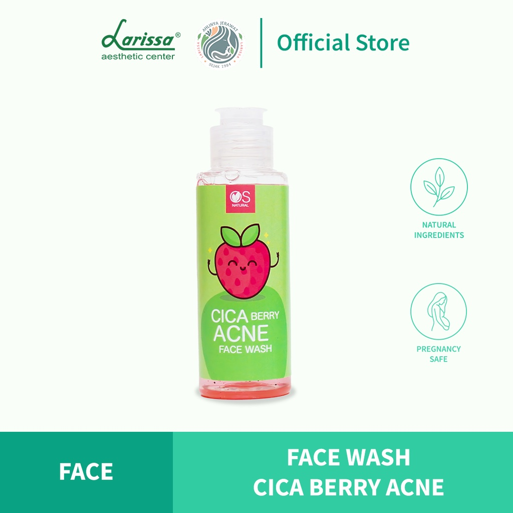 Jual LARISSA CICA BERRY ACNE FACE WASH (Untuk Remaja) | Shopee Indonesia