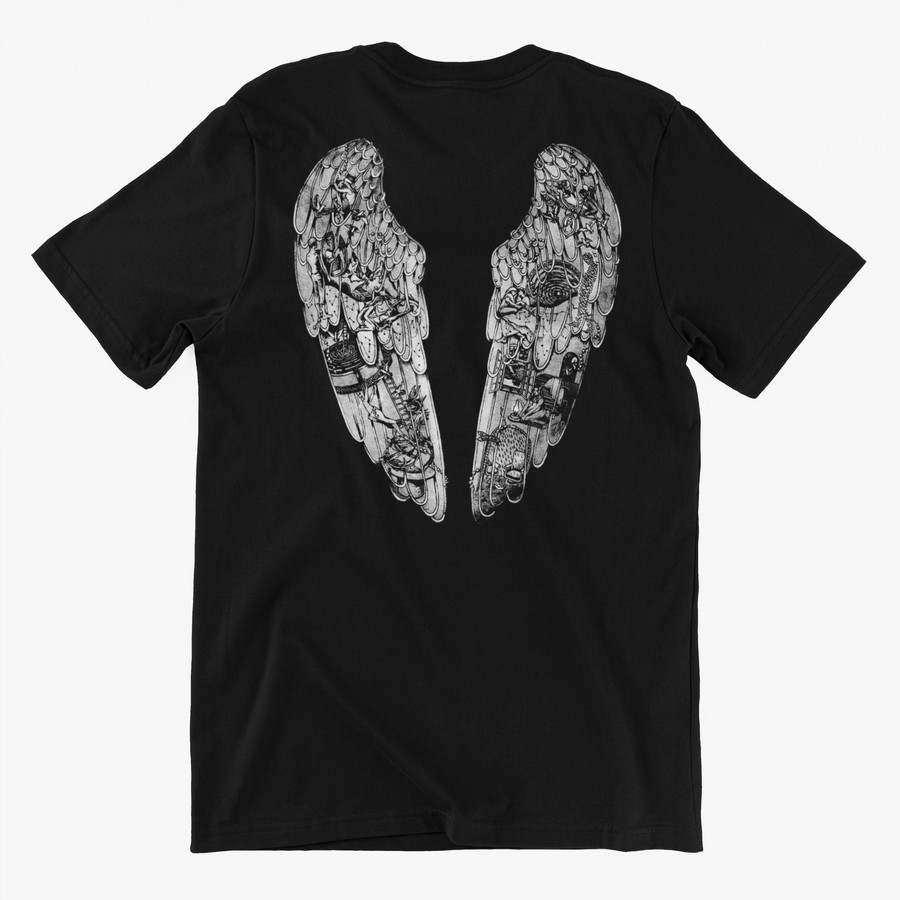 Jual Tomoinc T-Shirt Kaos Unisex ColdPlay - Wings | Shopee Indonesia