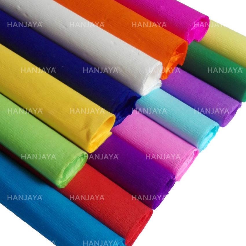 Jual 1 pack 1 warna (25 lembar) Kertas Krep / Crepe Paper | Shopee ...