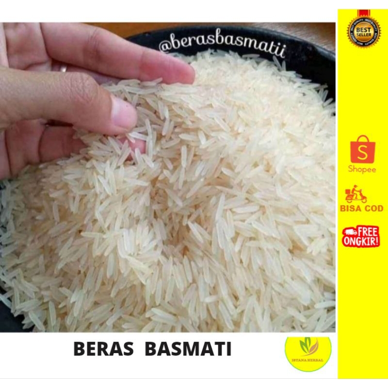 Jual BERAS BASMATI 1KG/BERAS ARAB 1KG | Shopee Indonesia