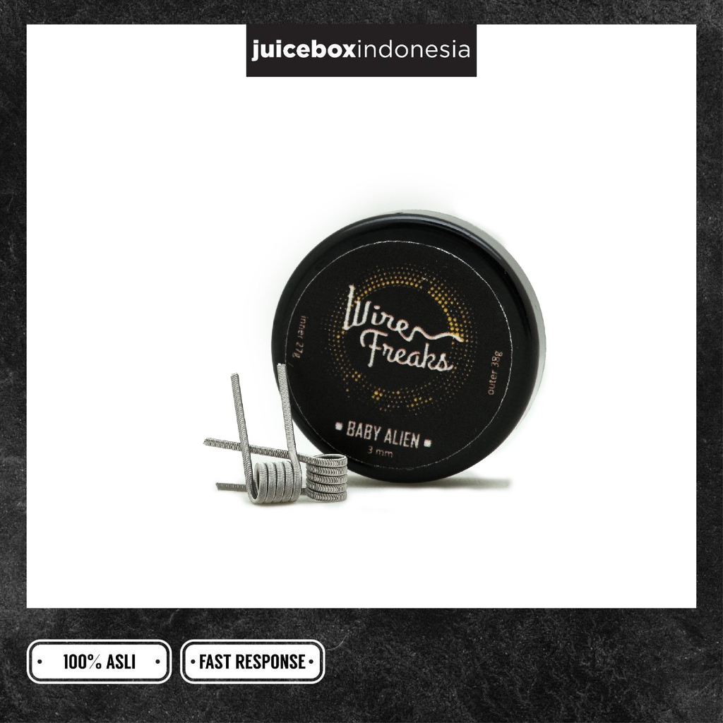 Jual Wire Freaks Coil Prebuild Baby Alien Authentic by Wire Freaks ...