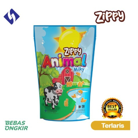 Jual Zippy Animal Susu dan Cokelat Pouch 30 g | Shopee Indonesia