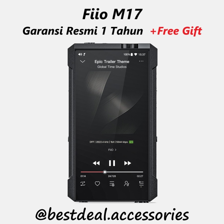 Jual Fiio M17 Flagship Portable Desktop Class Digital Audio Player Resmi | Shopee Indonesia