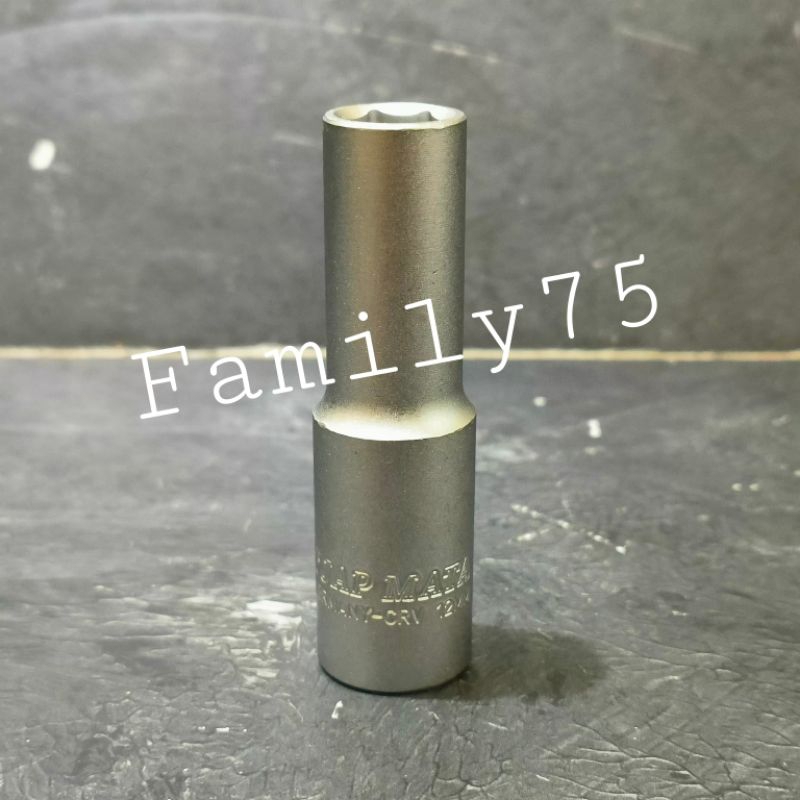 Jual Mata sok 12mm panjang 1/2" 6pt Tjap Mata Deep socket 12 mm long shock | Shopee Indonesia