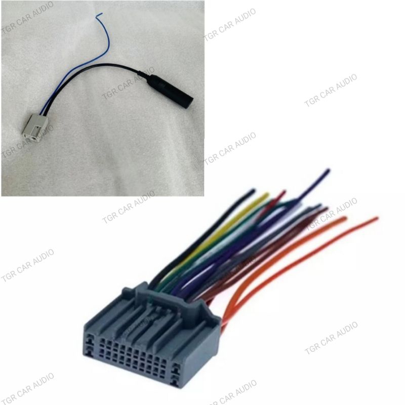 Jual kabel soket head unit + antena male head unit original honda 2016 ...