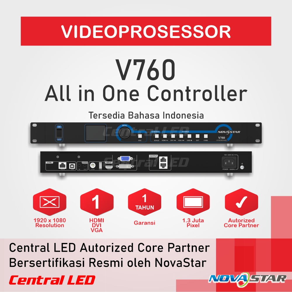 Jual VIDEOPROCESSOR CONTROLLER VP NOVASTAR V760 VIDEOTRON SENDING CARD | Shopee Indonesia