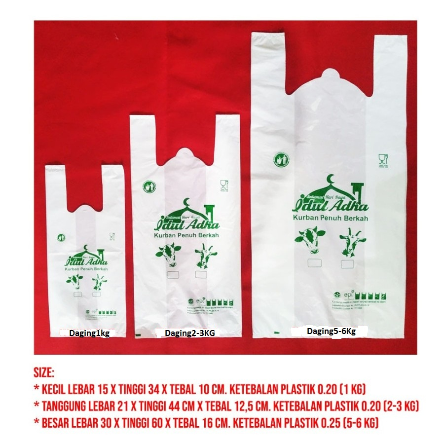 Jual Plastik Kemasan Daging Kurbanplastik Idul Adhaplastik Kurbanplastik Daging Kurban Sablon