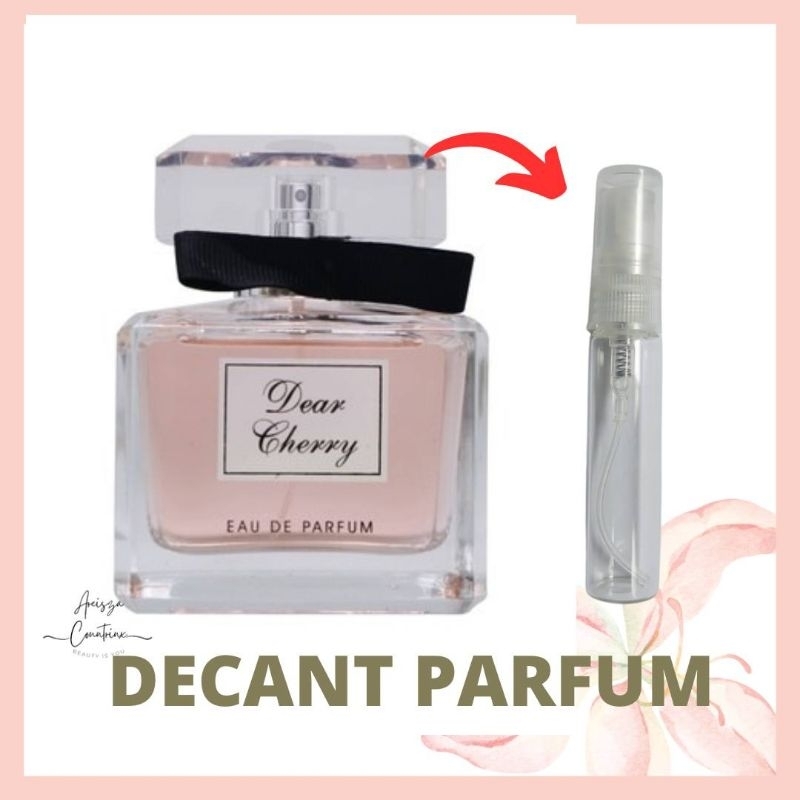 Jual DECANT Fragrance World Dear Cherry BOTOL KACA | Shopee Indonesia