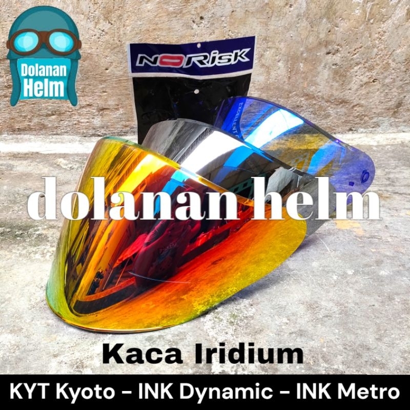 Jual Kaca Helm Iridium PNP KYT Kyoto INK Dynamic | Visor KYT Kyoto ...