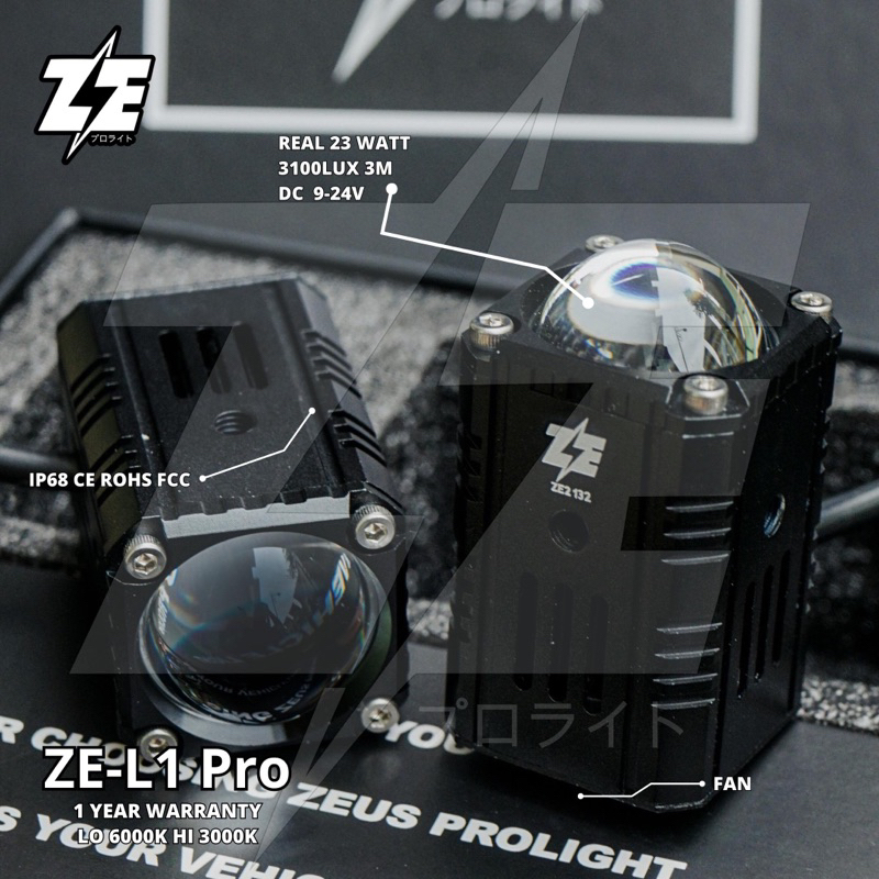 Jual ZEUS ZE-L1 PRO 25w Super Bright LED X1 Pro Lampu Tembak Mini Laser Mobil Motor | Shopee ...