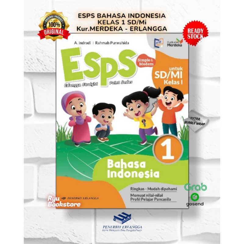 Jual ESPS Bahasa Indonesia SD/Mi Kelas 1,2,3,4,5,6 Kurikulum Merdeka - ERLANGGA | Shopee Indonesia