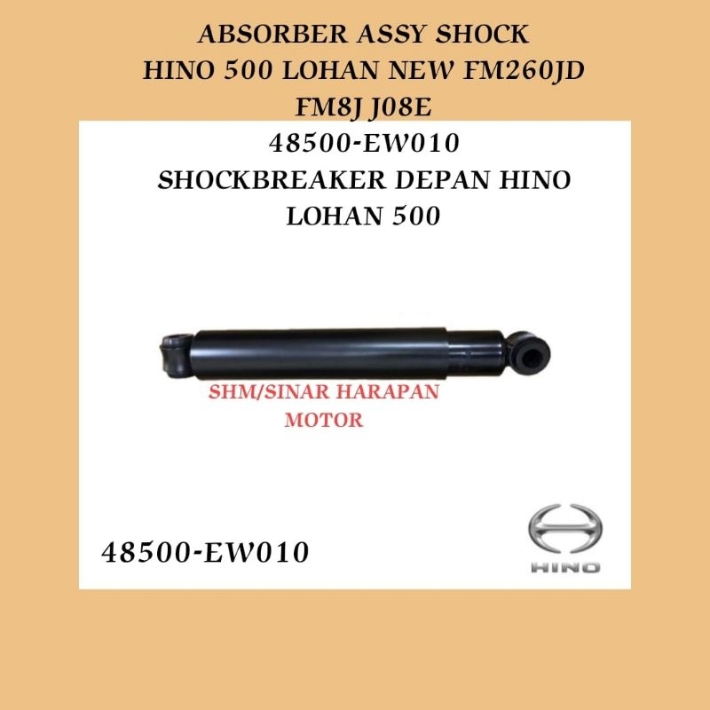 Jual SHOCKBREAKER DEPAN HINO LOHAN 500 HOP ASLI 48500-EW010 ABSORBER ...