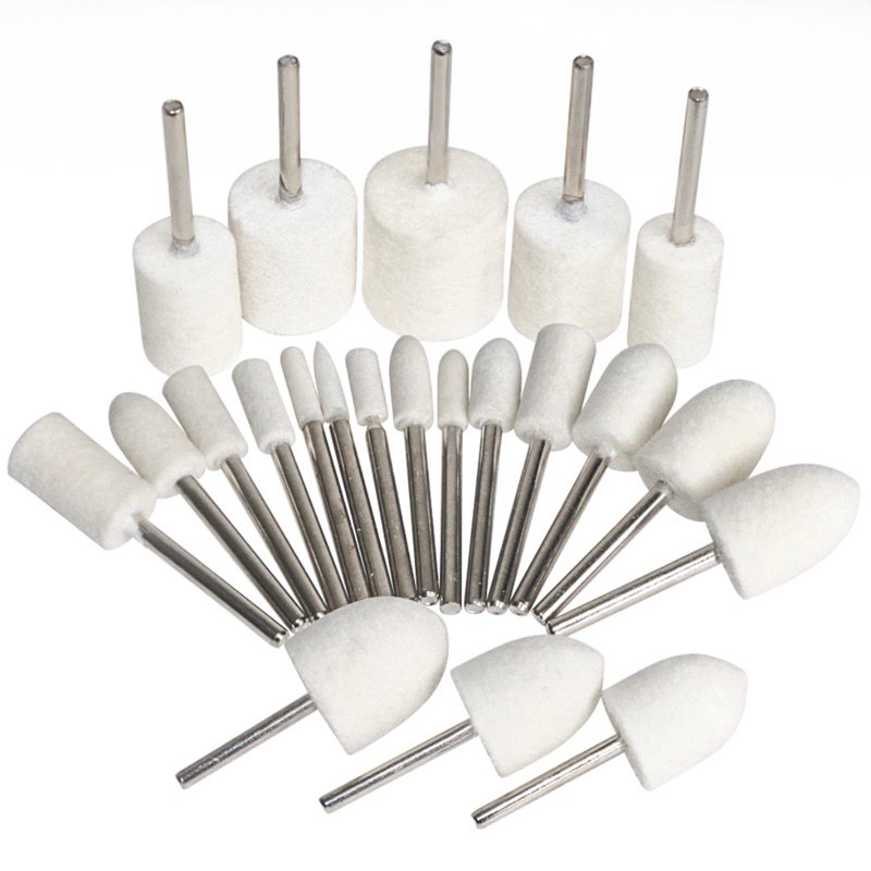 Jual X20 / X21 - Bur poles wool felt feltcone buff | Shopee Indonesia