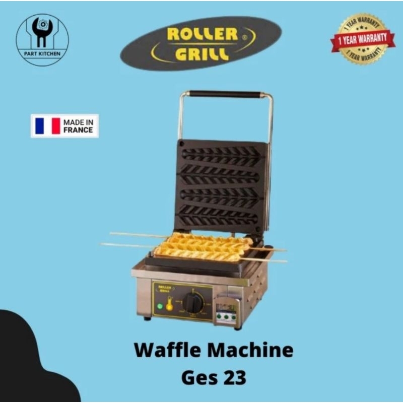Jual Roller Grill Waffle Machine GES 23 Panini Waffle Maker | Shopee ...