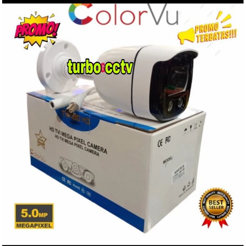 Jual Camera CCTV ColorVu Analog Ahd full HD Outdoor 5MP malam berwarna ko | Shopee Indonesia