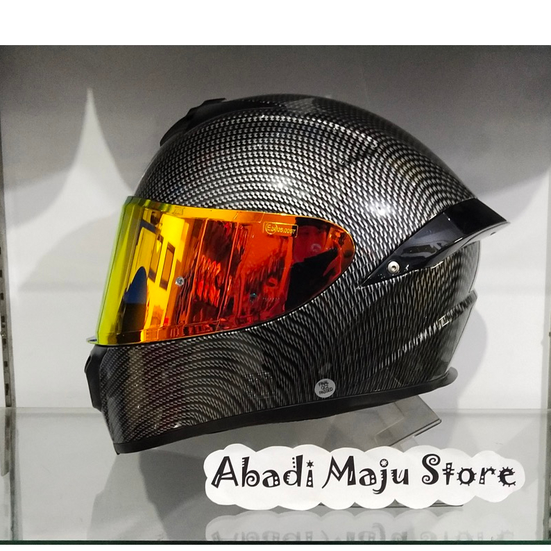 Jual Helm SNAIL FFS2 Carbon Original | Shopee Indonesia