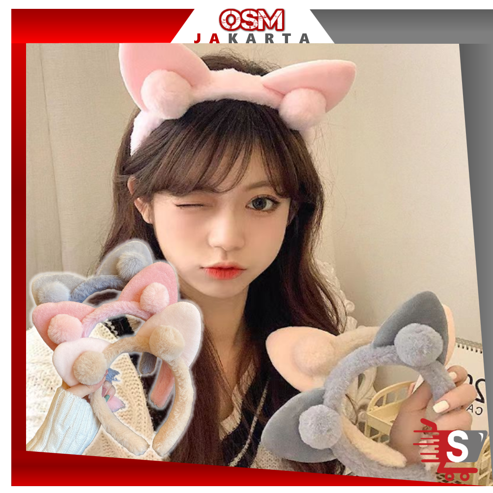 Jual OSM JKT F5825 Bando Korea Wanita Anak Perempuan Lucu Motif Kuping ...