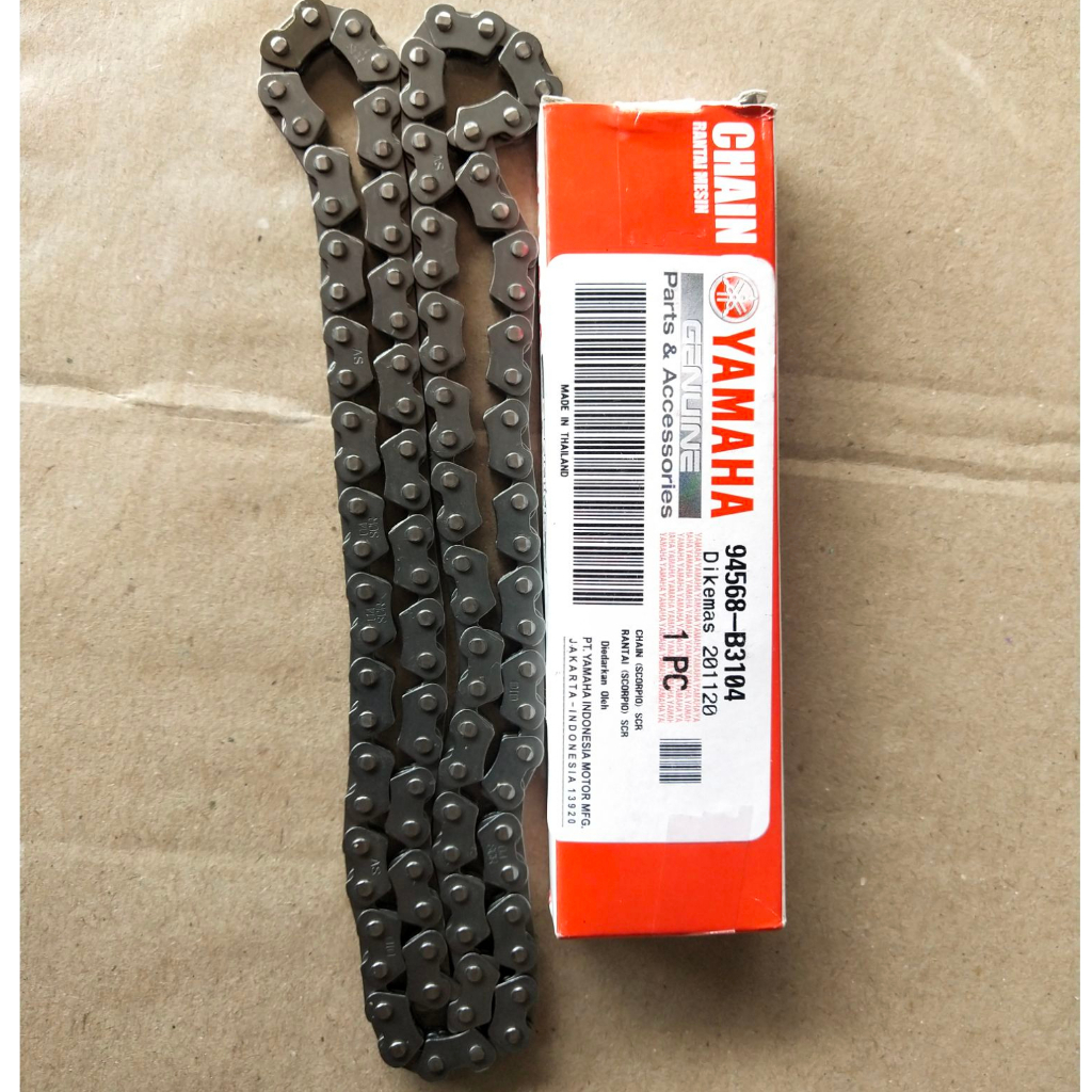 Jual RANTAI MESIN / RANTAI TEMENG YAMAHA SCORPIO [94568-B3104] | Shopee ...