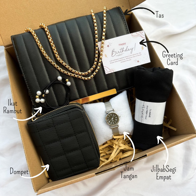 Jual [A6469]HAMPERS GIFT BOX TAS ARA KADO ULANG TAHUN CEWEK/HAMPERS TAS ...