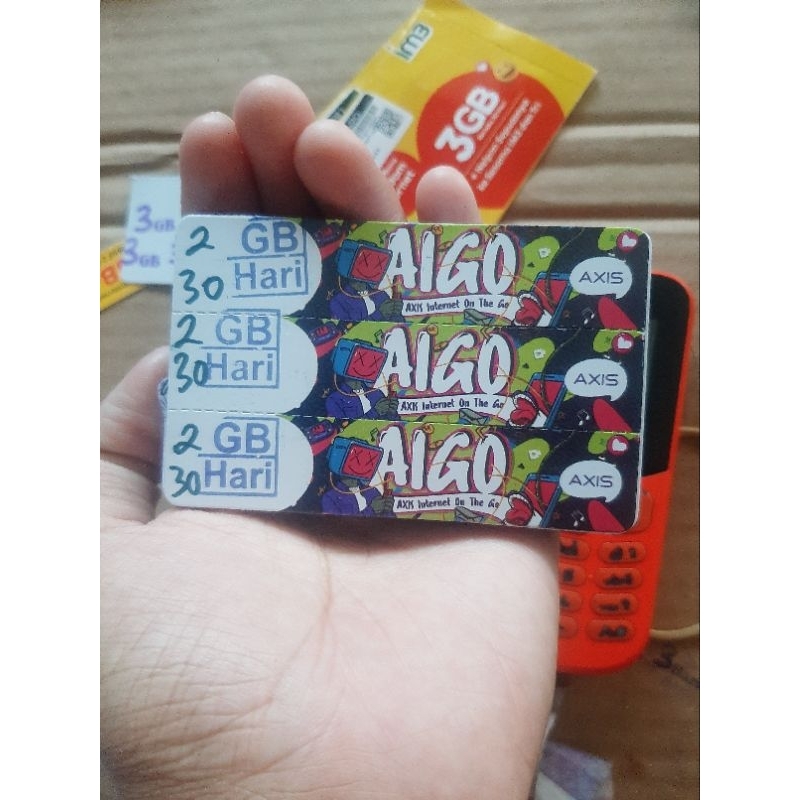 Jual Voucher kuota / Paket data Axis Aigo mini dan Bronet untuk ...