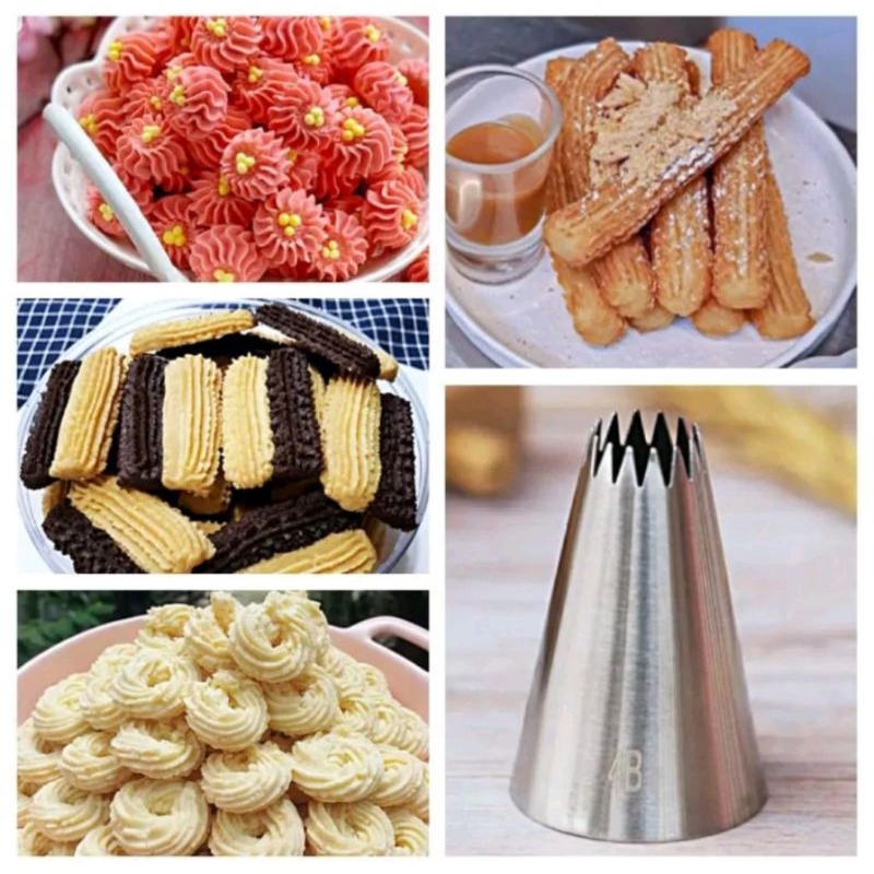 Jual Spuit Lokal/Semprit Sagu Keju/Spuit Churros/Sus/Eclair Q1 Besar ...