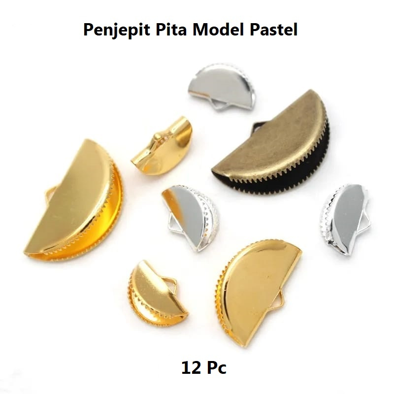 Jual Penjepit Pita/ Tali Model Pastel/Uk 14mm-25mm/Harga-12pc | Shopee ...