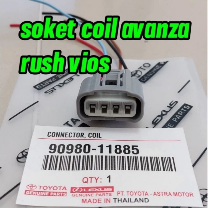 Jual Soket Coil Innova / Avanza / Rush / Vios / Granmax 90980-11885 ...